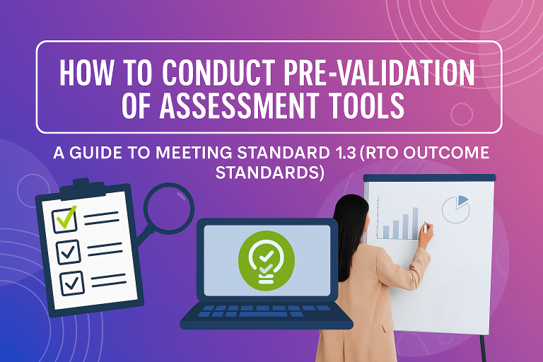 How to Conduct Pre-Validation of Assessment Tools: A Guide to Meeting ...